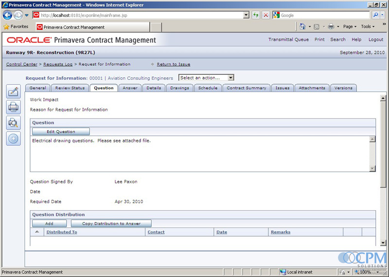 Oracle Primavera Contract Management, Business Intelligence Publisher ...