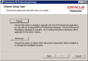 Primavera P6 Professional R8.4 Standalone Installation Overview