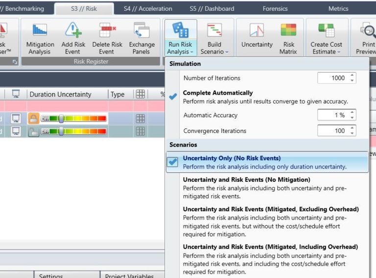 Deltek Acumen Risk Windows - What They Are And How To Use Them