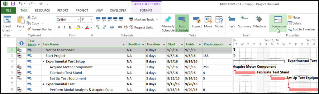 How to Use Deadlines in Microsoft Project - Ten Six Consulting