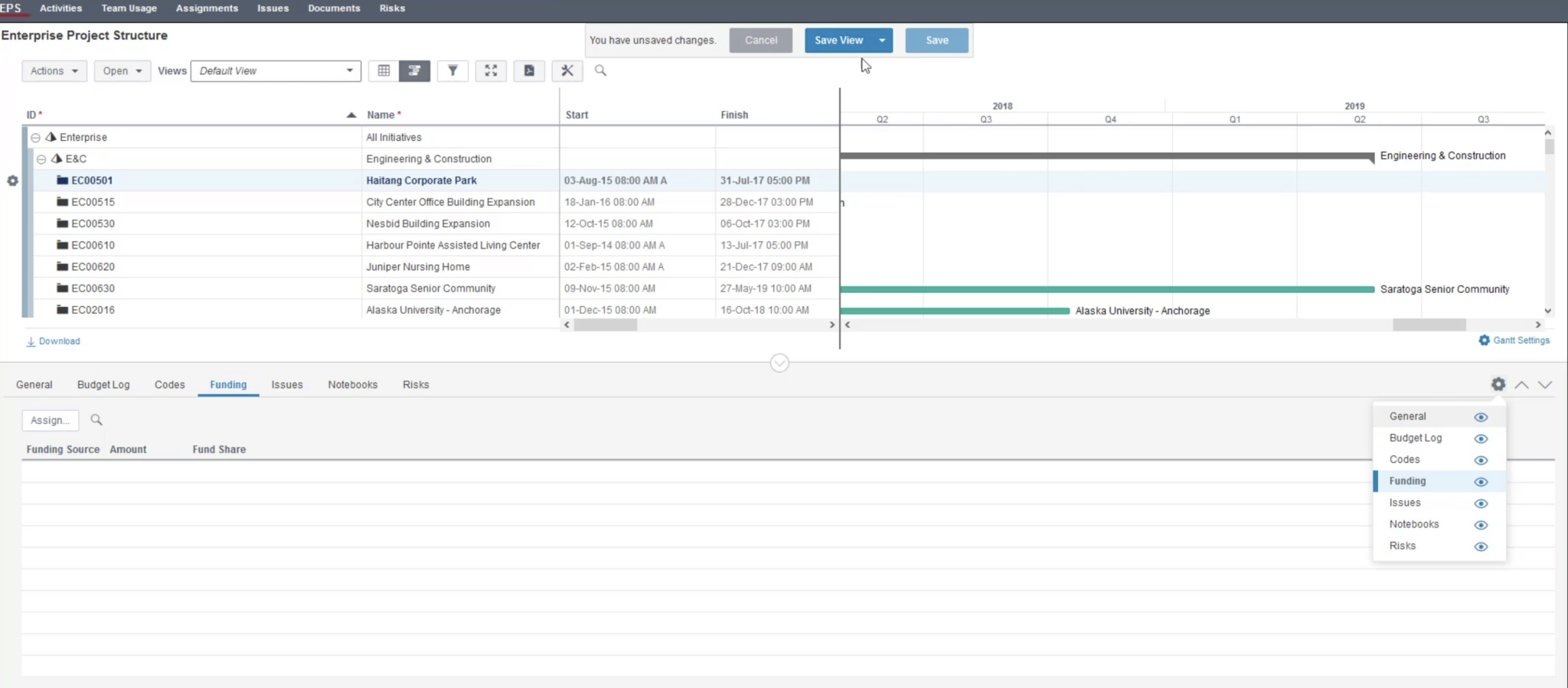 Exploring the Projects Tab in Primavera P6 EPPM - Ten Six Consulting