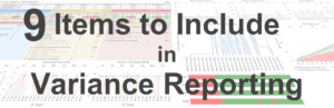 9 Items to Include in Variance Reporting - Ten Six