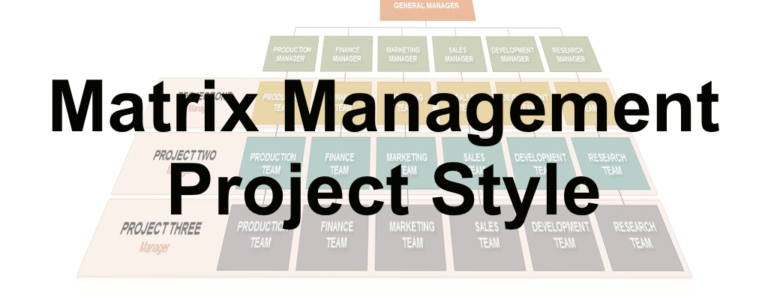 Matrix Management Project Style - Ten Six