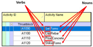 Activity IDs and Activity Names Best Practices In P6 - Ten Six Consulting