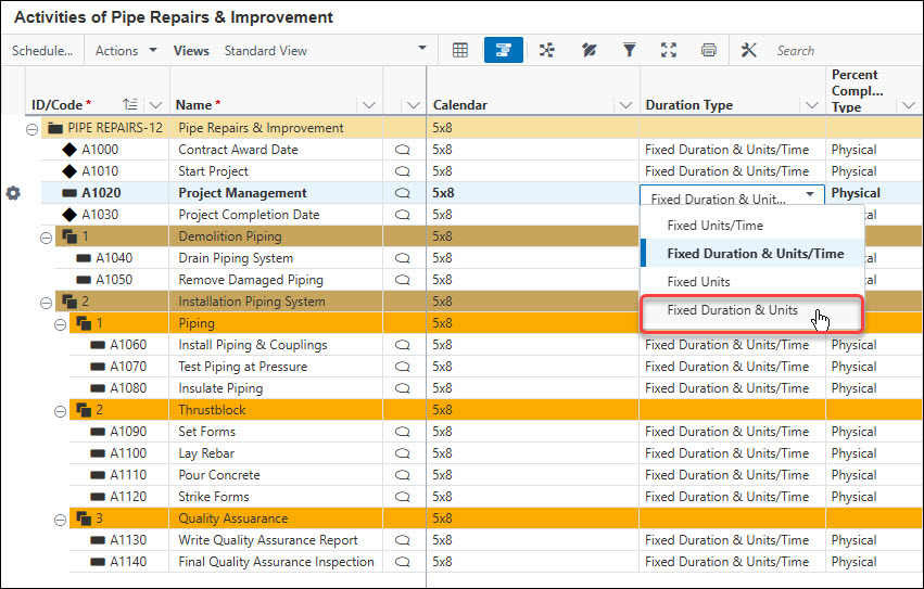 Lump Sum Cost Loading in P6 EPPM - Ten Six
