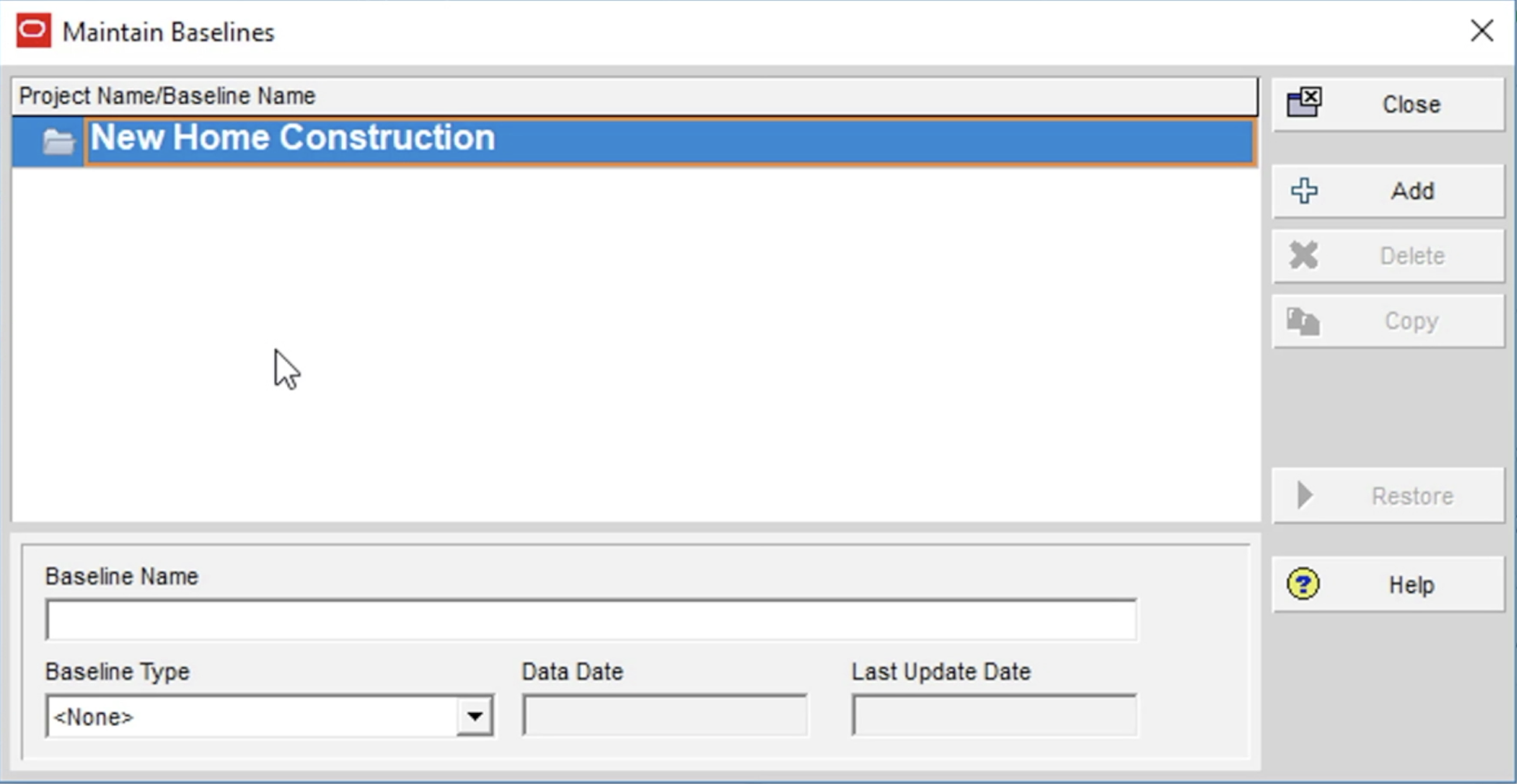 How to Create and Assign a Baseline in Primavera P6 - Ten Six