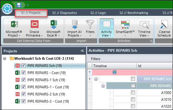 LOE Tasks in Acumen Risk - Ten Six