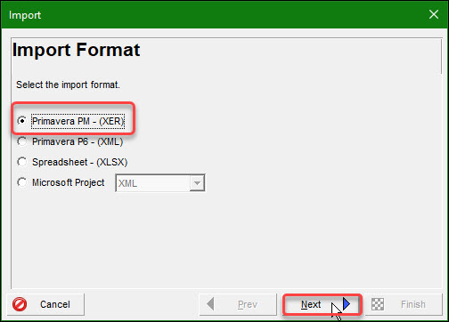 Transfer XER and Project Layout Files in P6 Professional - Ten Six