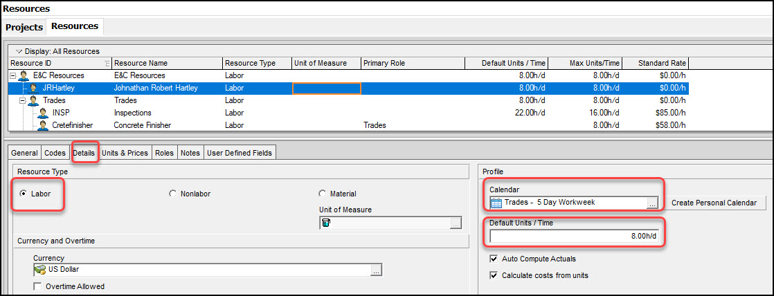 Adding a New User in P6 Professional - Ten Six