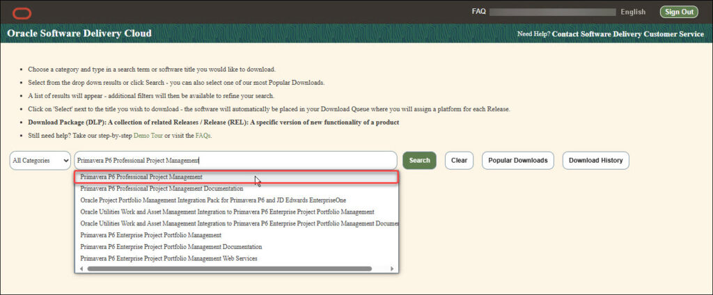How to Download Primavera P6 Professional r24.12 - Ten Six