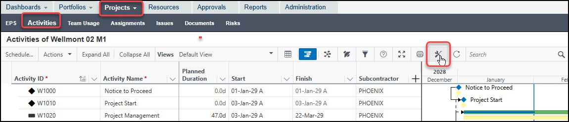 Use Gantt Chart Taskbar Colors to Show Progress by Activity Code in P6 EPPM