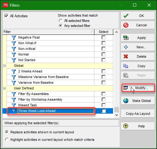 Export Schedule Data to Excel From P6 - Ten Six