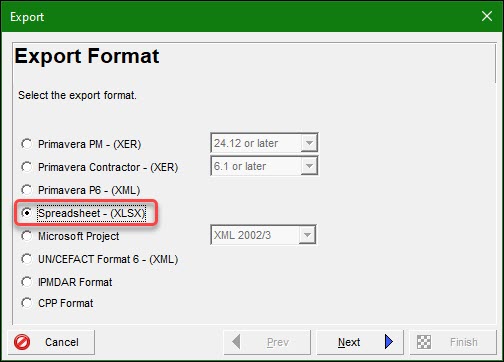 P6 Professional Export Formats - Ten Six