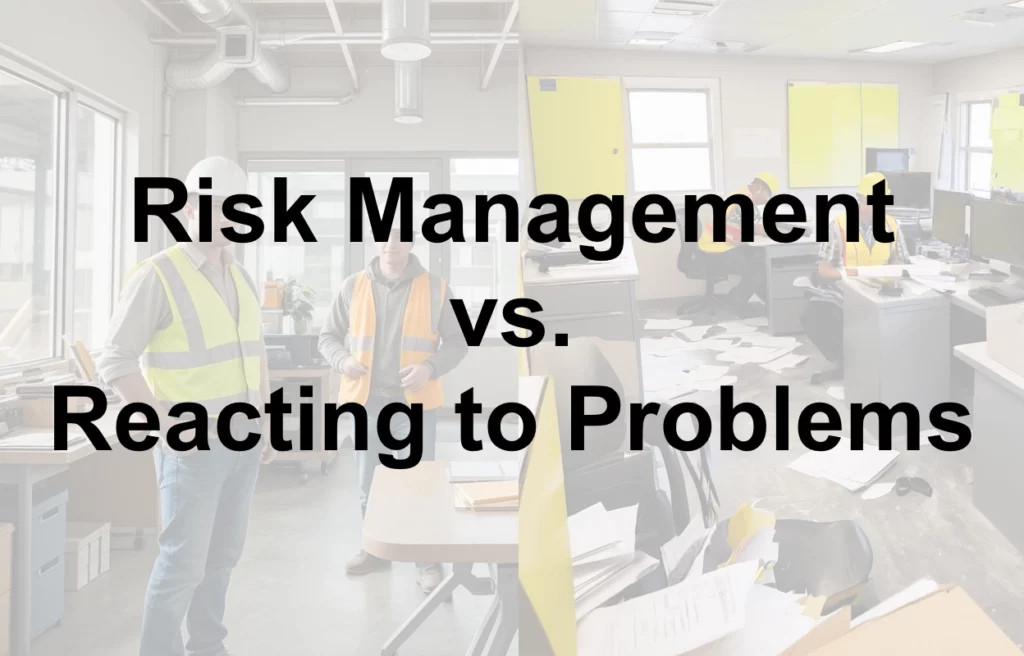 Risk Management vs. Reacting to Problems - Ten Six